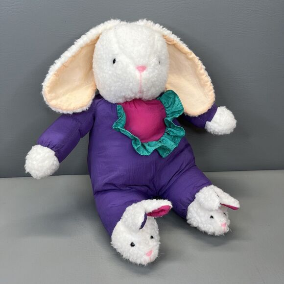 Unbranded | Toys | Rabbit Puffy Style Plush Nylon Parachute Purple Pink ...